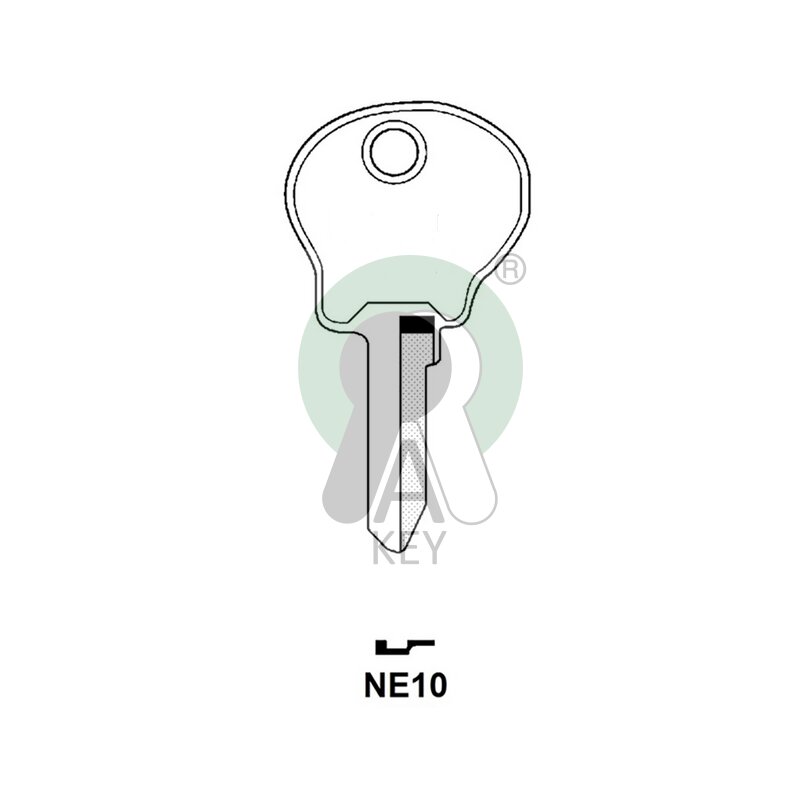NE10 Silca - 788 Fahrzeugschlüssel