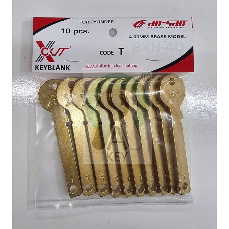 x-cut Rohling -T- Messing