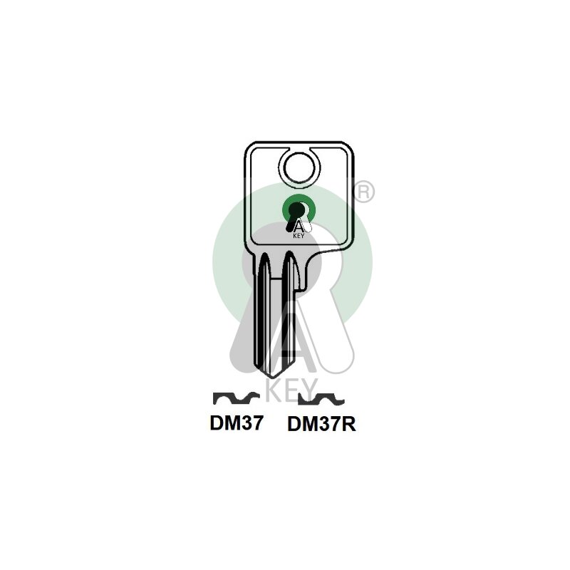DM37 Silca DM31 DM12 - Zylinderschlüssel
