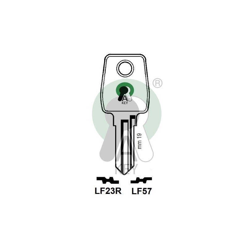 LF57 Silca (LF23) 1685% LF-11 - Zylinderschlüssel