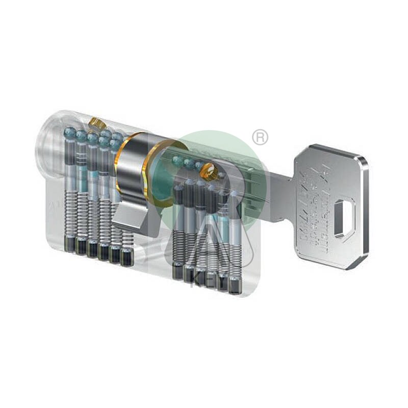 Wilka Carat S1 Zylinder 30/50 mm, mit 3 Schlüssel