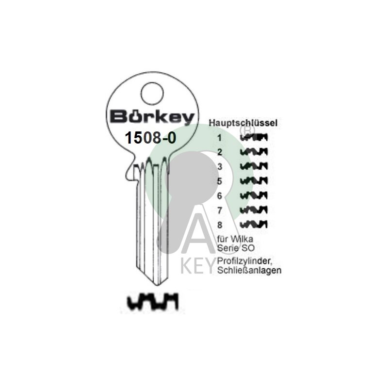 1508-0 WIL-23 SP29 Universalschlüssel für Wilka