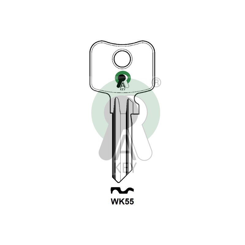WK55 WIL-5D 1884 WI2 WI5D1 Zylinderschlüssel