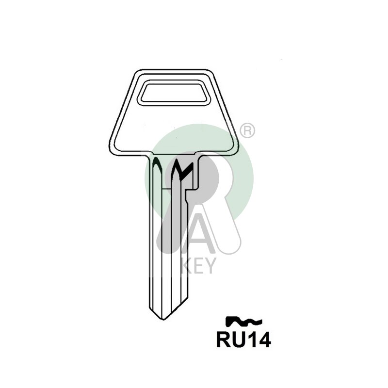 RU14 Silca RK14 RUC14 - Anlagenschlüssel